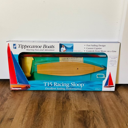 Tippecanoe Boat Kit Model T15 Racing Sloop Sailboat Assembly Kit Line ...