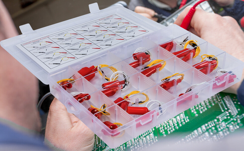 5299367 Test Lead Kit 16 Pieces Electrical Testers Wire Connectors ...