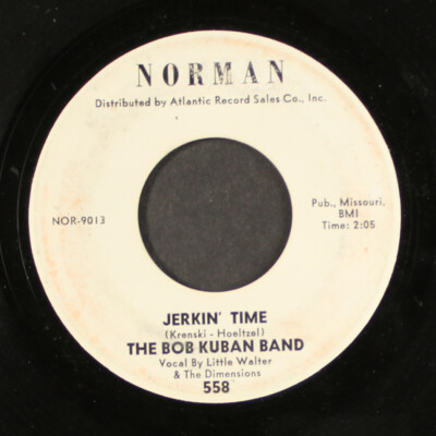 BOB KUBAN BAND: turn on your love light / jerkin' time NORMAN 7" Single ...