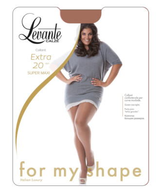 Levante Collant Donna Extra Super Maxi 20 DEN Calze Calibrate taglie ...