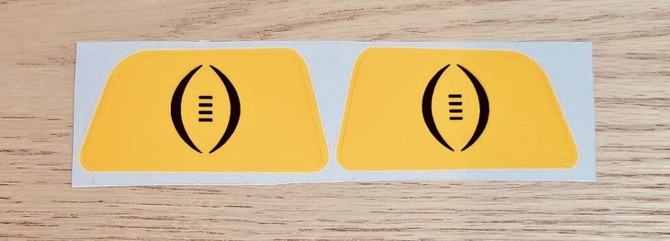 2024 Michigan Football Helmet Visor Decals - CFP Championship | eBay