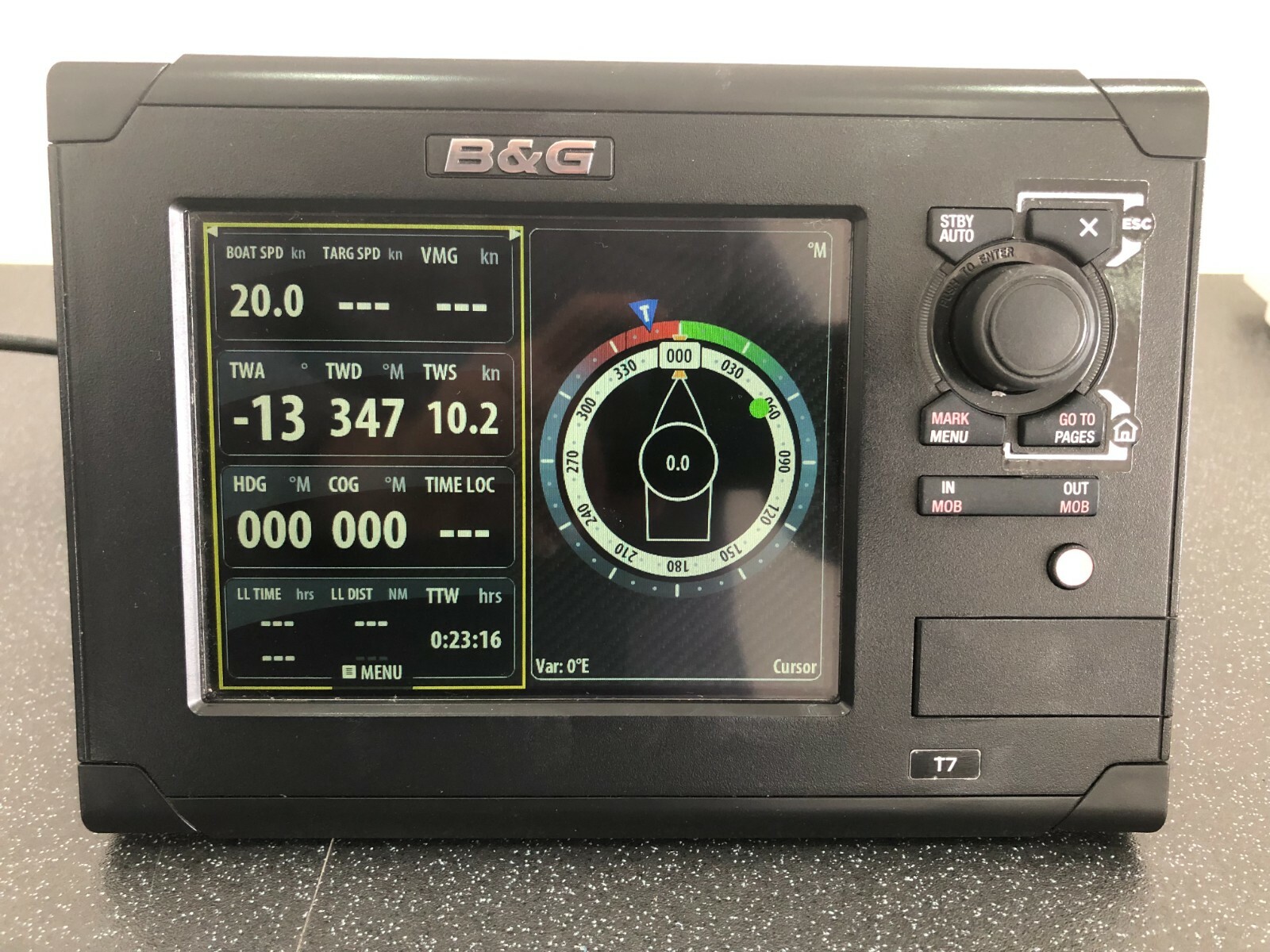 B&G T7 Multifunction Touchscreen Display (GPS, Sonar, Radar, Chart ...