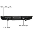 For 2014-2018 Chevy Silverado 1500/GMC Sierra 1500 Black Rear Bumper w ...