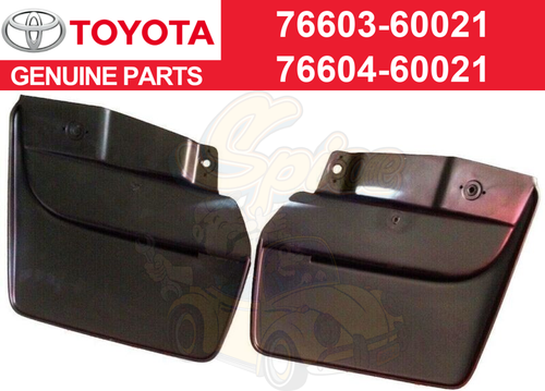 Toyota LandCruiser front Flup Guards Flaps Splash Pair 76604-60021 ...