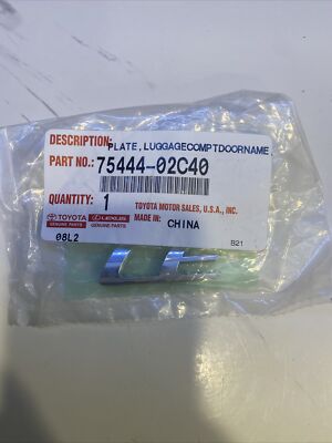 2016-2019 Toyota Corolla Trunk Deck Lid Emblem Badge Logo 75444-02C40 ...