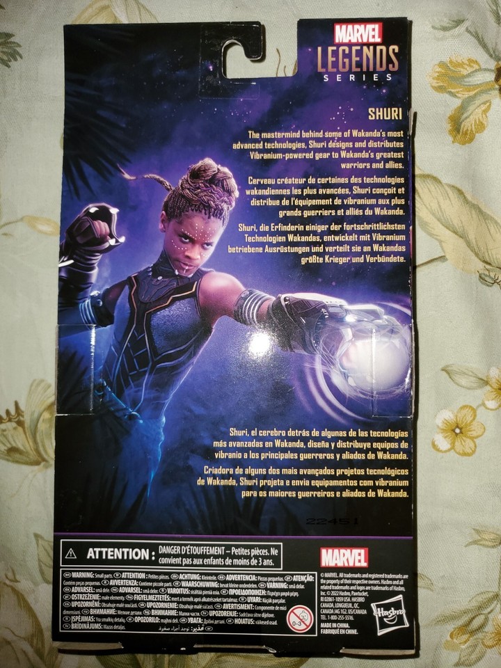 Shuri 6" Action Figure Marvel Legends Series Black Panther Legacy ...