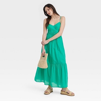 Women's Maxi Sundress - Universal Thread Green M