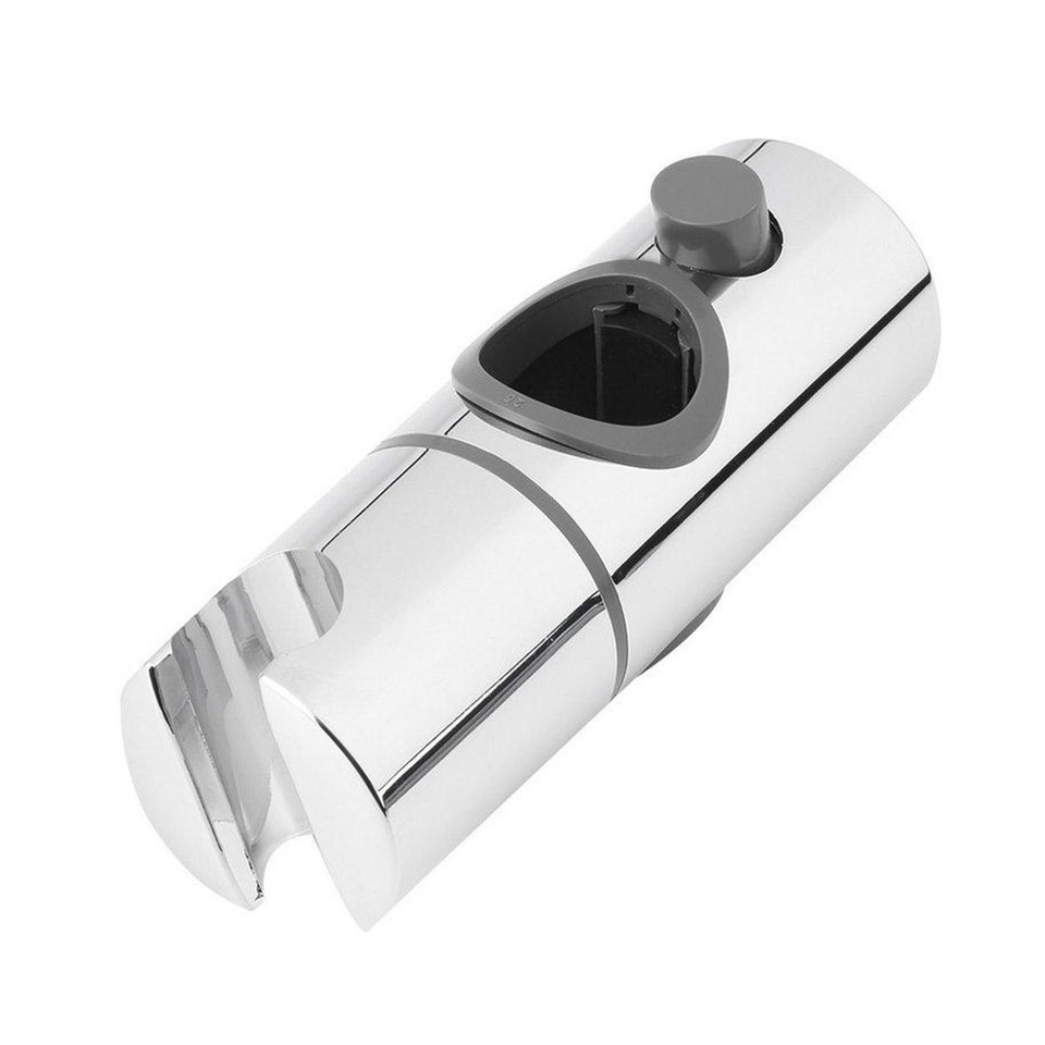 Adjustable Universal ABS Chrome Shower 25mm Rail Head Slider Holder ...