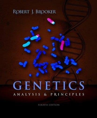 GENETICS: ANALYSIS & PRINCIPLES By Robert J. Brooker | eBay.de