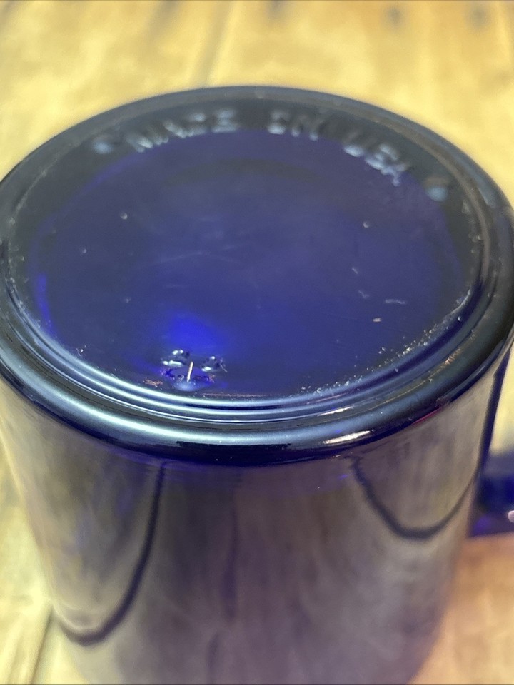 Vintage Keiko Oregon Coast Aquarium Coffee Mug Blue Glass Made USA | eBay