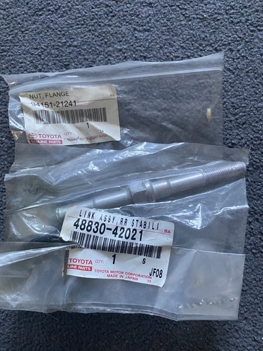 TOYOTA RAV4 MK3 2006 ON REAR ANTI ROLL BAR DROP LINK WITH BUSHES 48830 ...