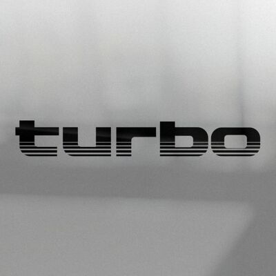 2 x TURBO Stickers 300mm diesel offroad 4x4 ute car vinyl decal | eBay ...