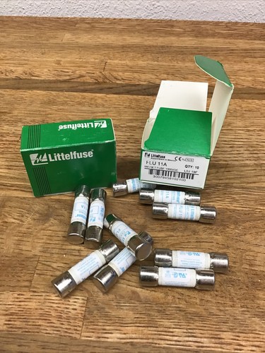 Box Of 10 FLU 11A FLU-11A ORIGINAL FLUKE FUSE FLU 11A 1000V 38mm NEW | eBay