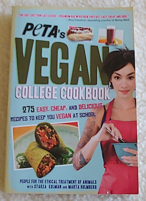 PETA's Vegan College Cookbook by Sourcebooks Inc Paperback | eBay