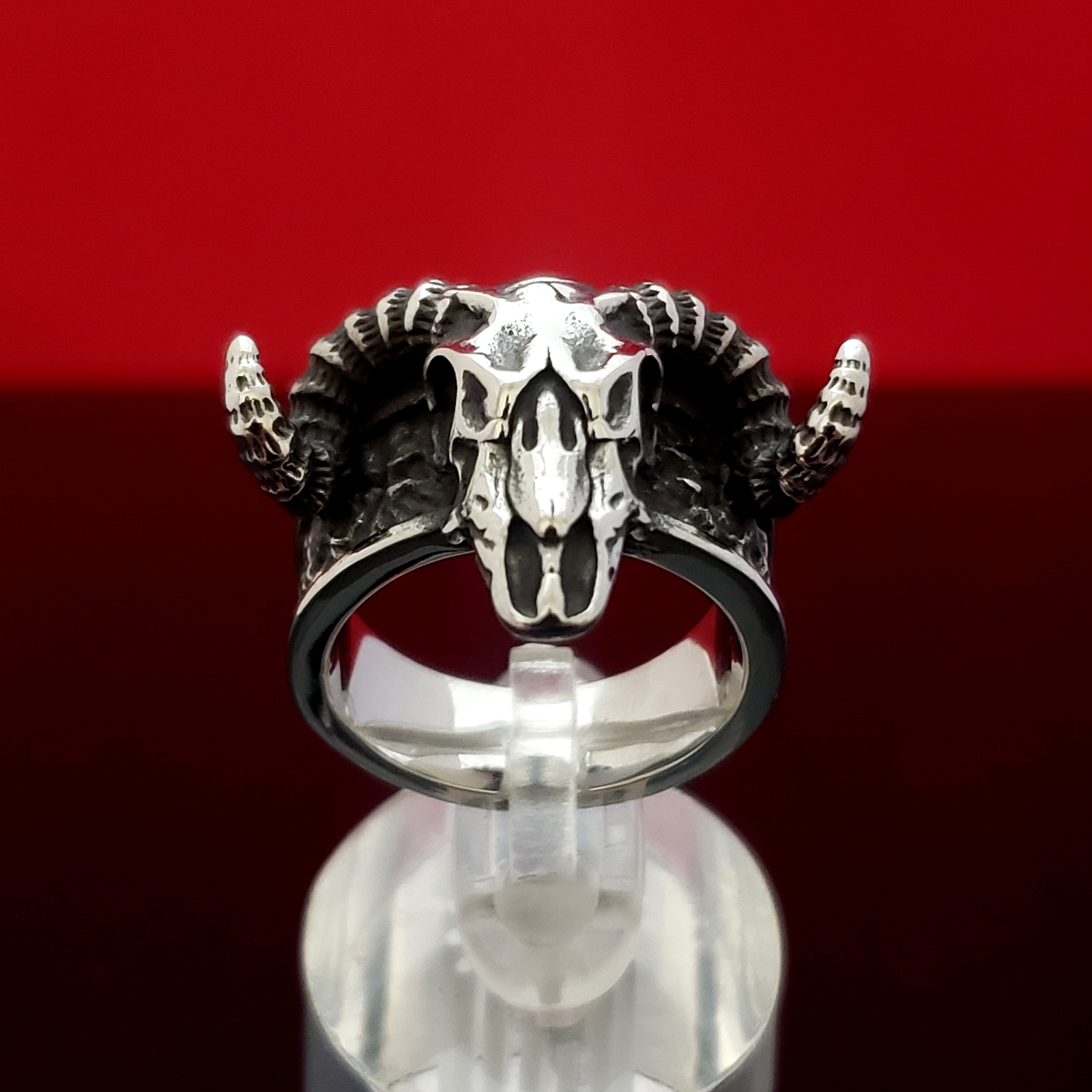 Left Hand Path Ring Goat of Mendes Satan goth punk occult pagan alt | eBay