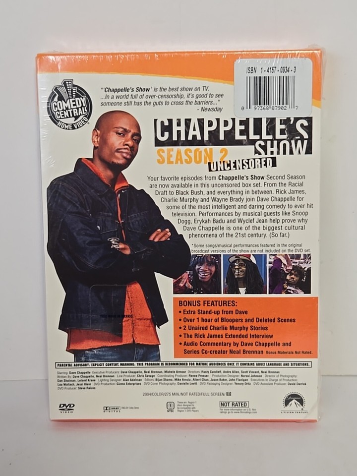 Chapelle's Show, Season 2 Uncensored SEALED NEW 97368879027 | eBay