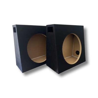 1 Pair Truck Subwoofer Slim Standard Box 8” Shallow Ported Woofer ...
