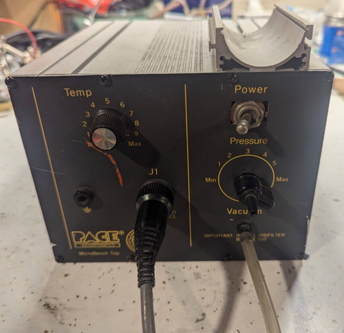 PACE MBT-100 Solder Extractor Micro Bench Top with Iron TESTED WORKING ...