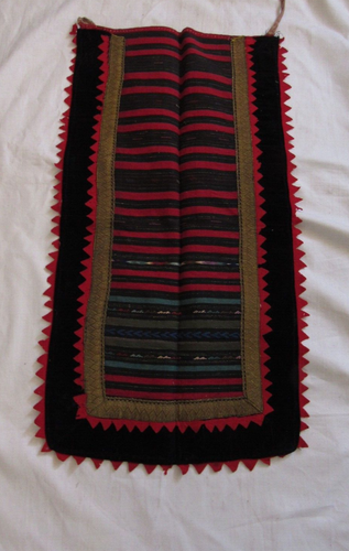 GEORGIAN APRON DRESS FABRIC LADIES FOLK COSTUME PEASANT ETHNIC ANTIQUE ...