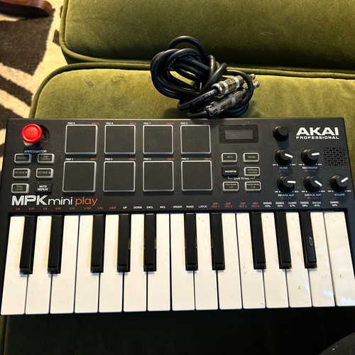 akai professional mpk mini Play 25 Key Black/Red W/cable | eBay