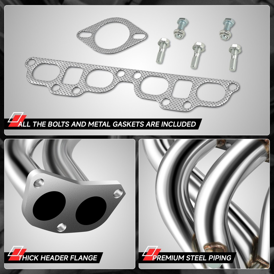 For 1991-2001 Nissan Sentra 200SX Infiniti G20 SR20DE Exhaust Header ...