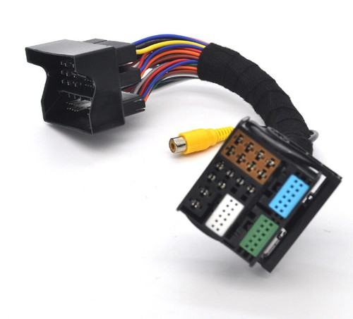 Retrofit Reverse Camera RCA Cable Adapter For VW GOLF Tiguan Passat MIB ...