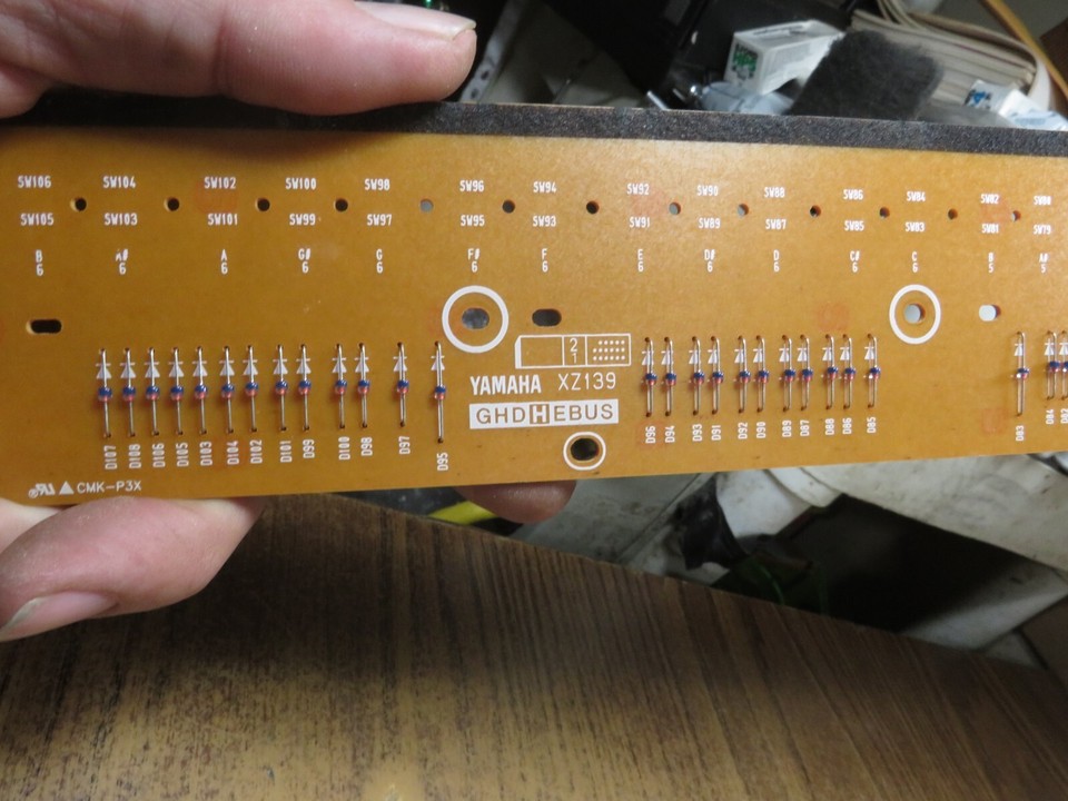 Yamaha S90 Keyboard panel board gcmk-c2x XZ139 | eBay