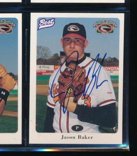 1996 Best #7 Jason Baker Delmarva Shorebirds Signed Autograph (CY23 ...