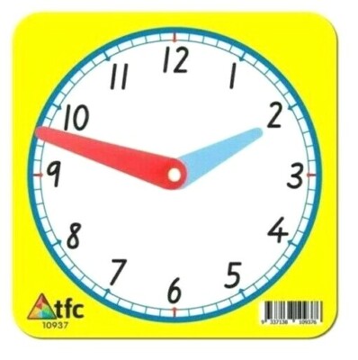 Clock 12hr Student (2 pieces) Maths Teacher Resource Time Teaching ...