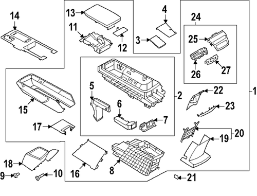 Genuine Nissan Outer Finish 96931-5MR0A | eBay