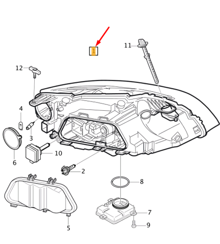 Phare avant droit VOLVO V40 RHD 31383161 NEUF ORIGINE | eBay