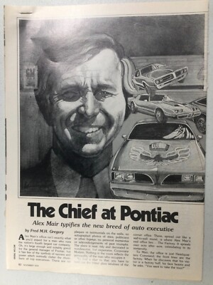 People91 Article People Alex Mair The Chief at Pontiac Nov 1978 3 page ...