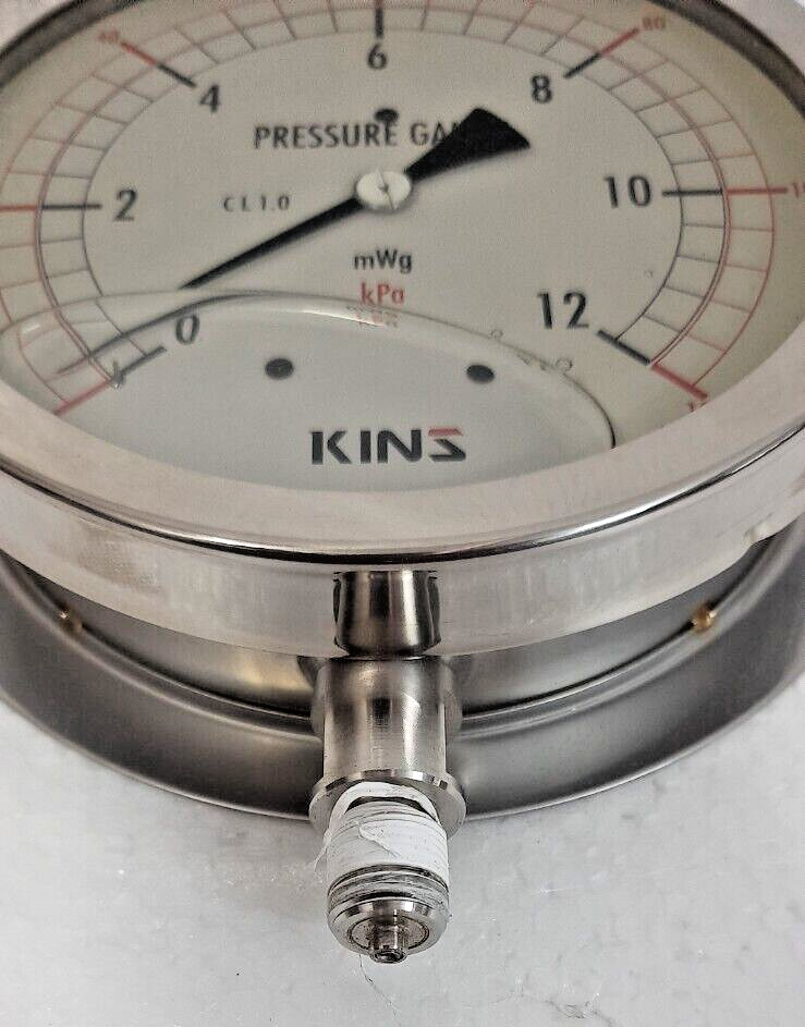 Kins Konics SS-3072 Pressure gauge 0-12 mWg , 0-120 kPa Free Shipping ...