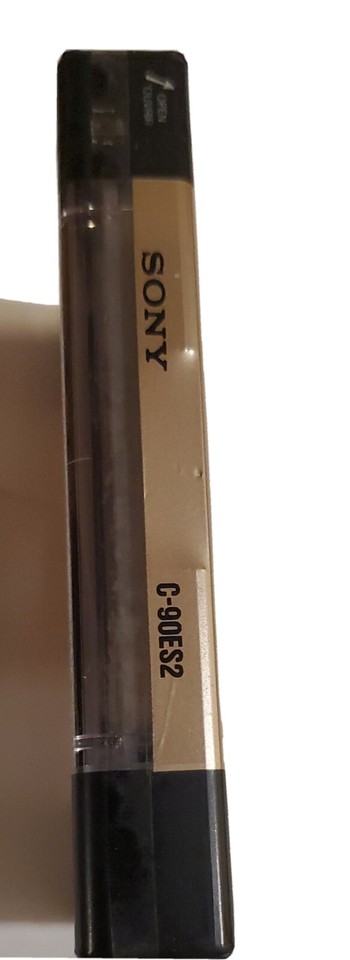 Sony ES II 90 Blank Cassette Tape High Bias Anti-Vibration Vintage New ...