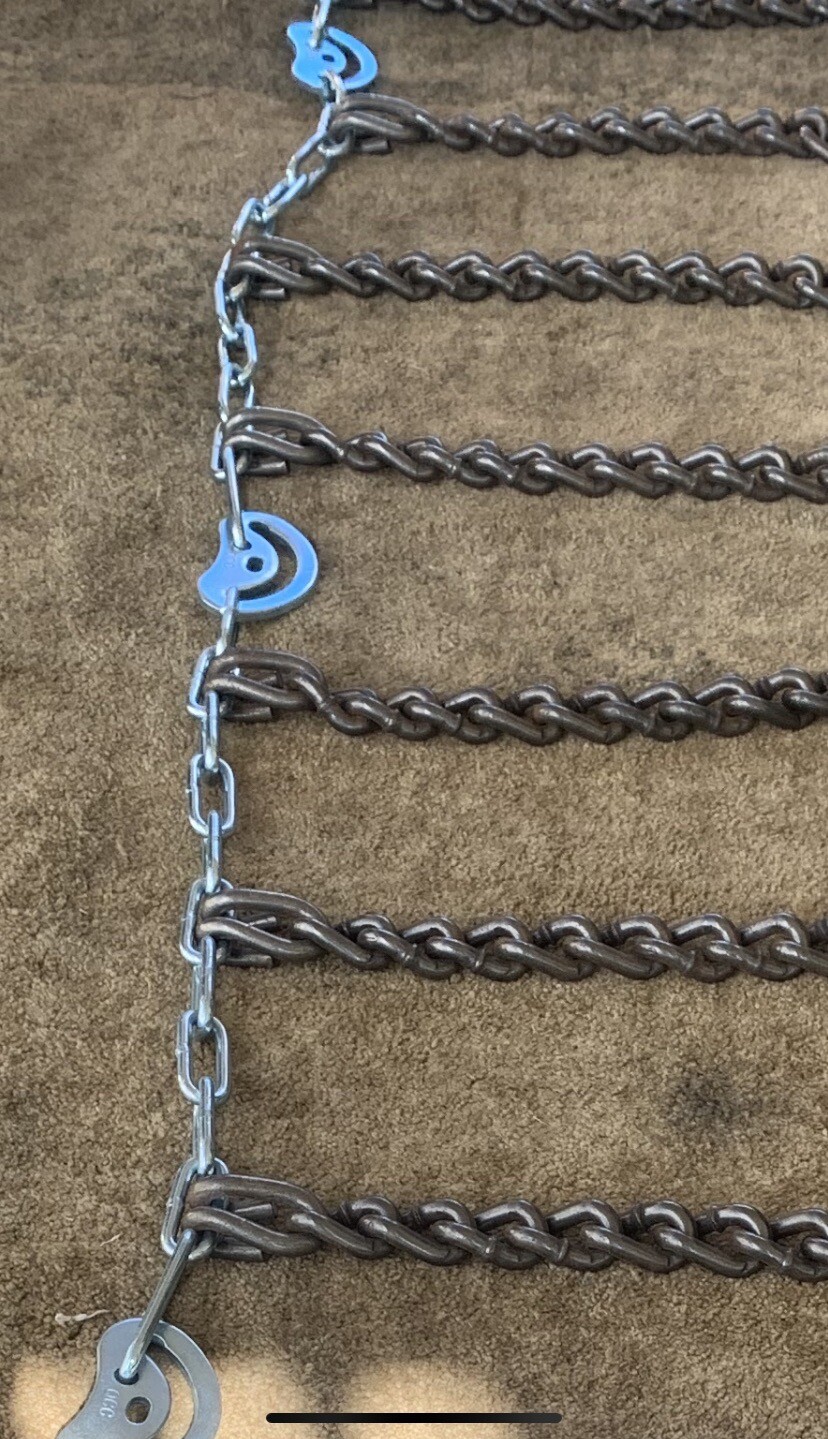 40x13.5R17LT +MORE Cam Tire Chains With 8mm USA Made Cross Chains ...