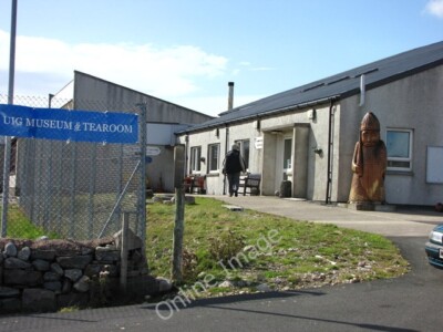 Photo 6x4 Uig Museum and Tearoom Timsgearraidh In an exposed and ...