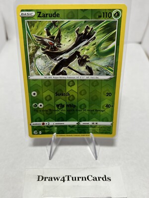 Pokémon TCG Zarude Fusion Strike 027/264 Reverse Holo Uncommon | eBay