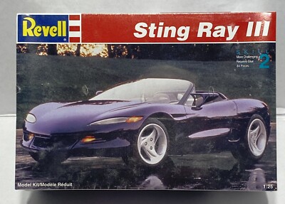 REVELL STING RAY III Corvette Concept Car Kit 7346 Scale Model 1/25 ...