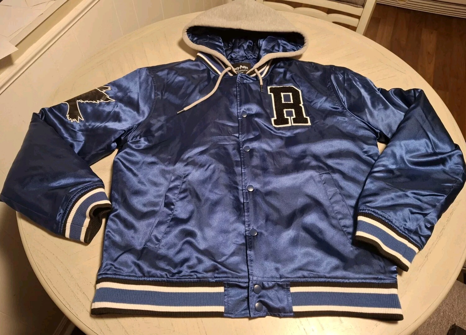 Harry Potter Ravenclaw Coaches Blue Satin Hooded Vars… - Gem
