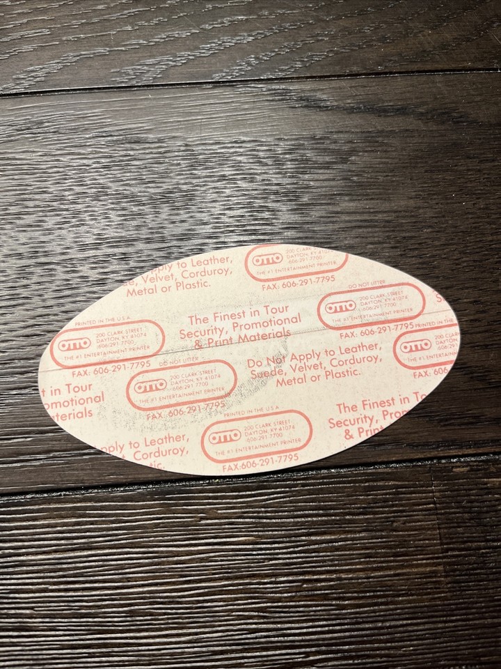 RATT Detonator World Tour 90/91 Round Red Pass | eBay