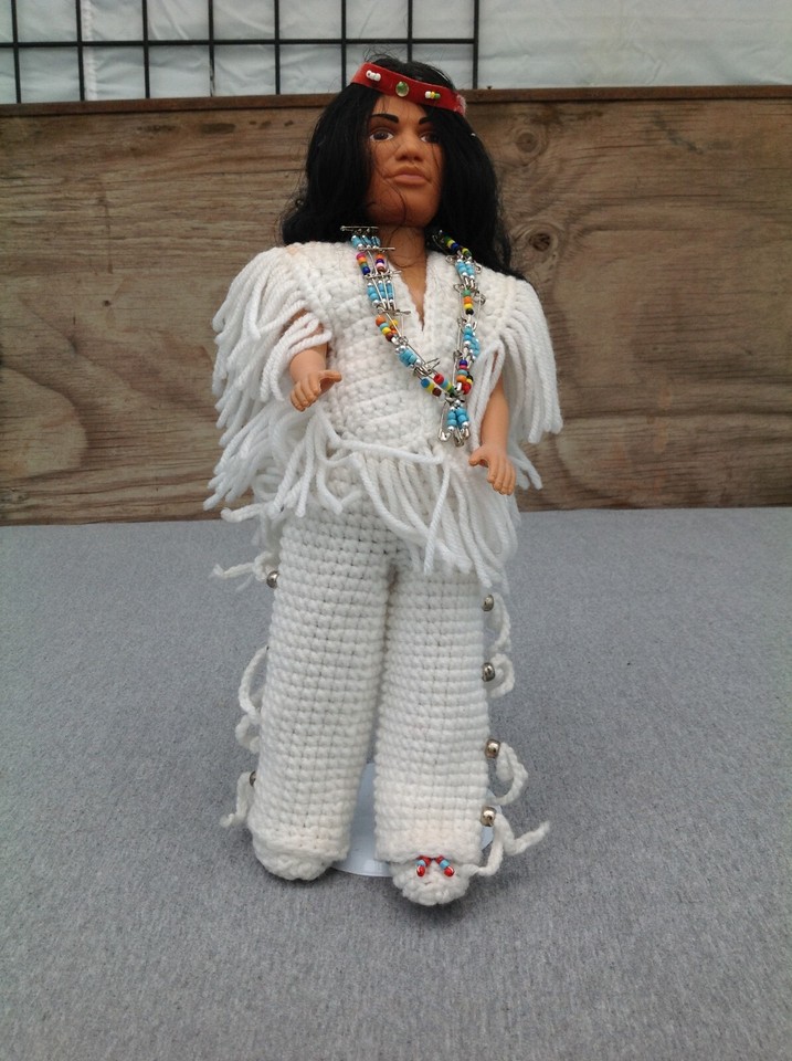 Fibre Craft 15" Native American Chief & Princess Dolls with Stands | eBay