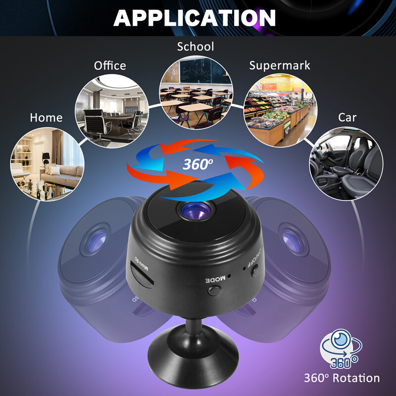 Tiny Smart Wireless Camera Gaurd House Secret Scope Style Wifi IP Home ...