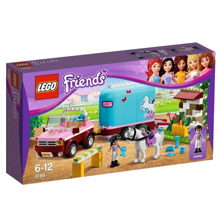 BNIB LEGO Friends 3186 Emma's Horse Trailer Sealed Retired 4589073 ...