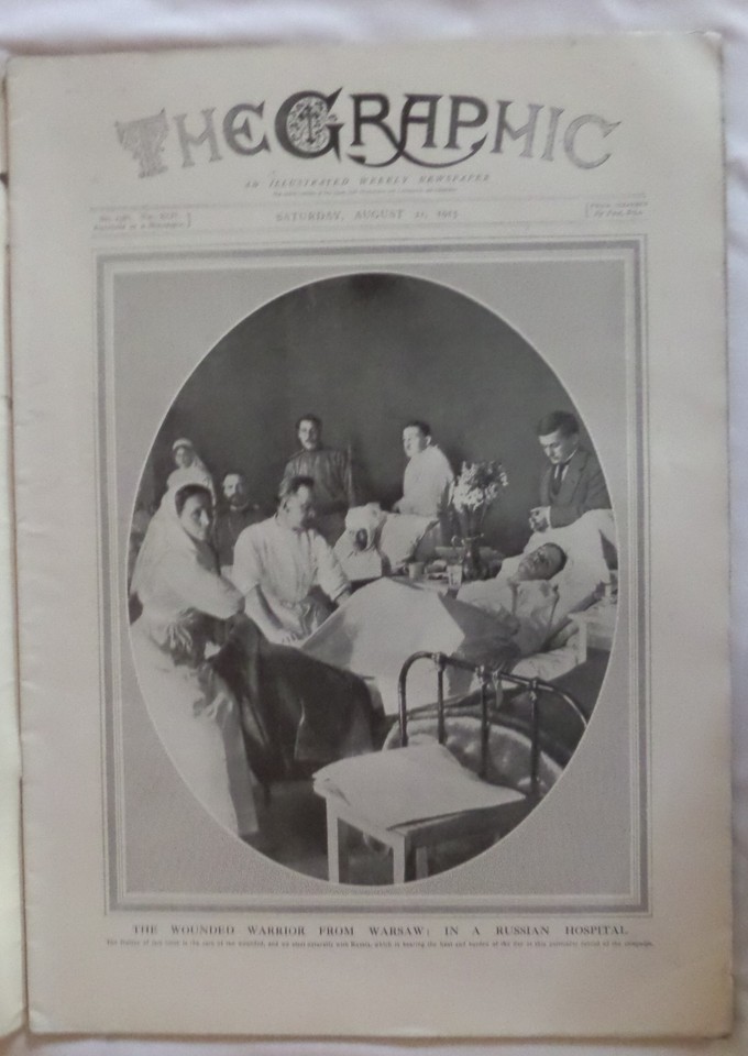 WORLD WAR I - THE GRAPHIC - AUGUST 21, 1915 - WAR NEWS AND PHOTOGRAPHS ...
