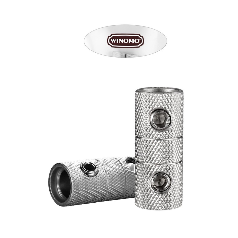 Winomo 2 PCS 4 Gauge Wire Couplers Audio Car Brass Terminal Butt ...