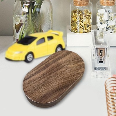 Oval Wood Base Photography Props Wooden Ornament Wooden Display Block ...