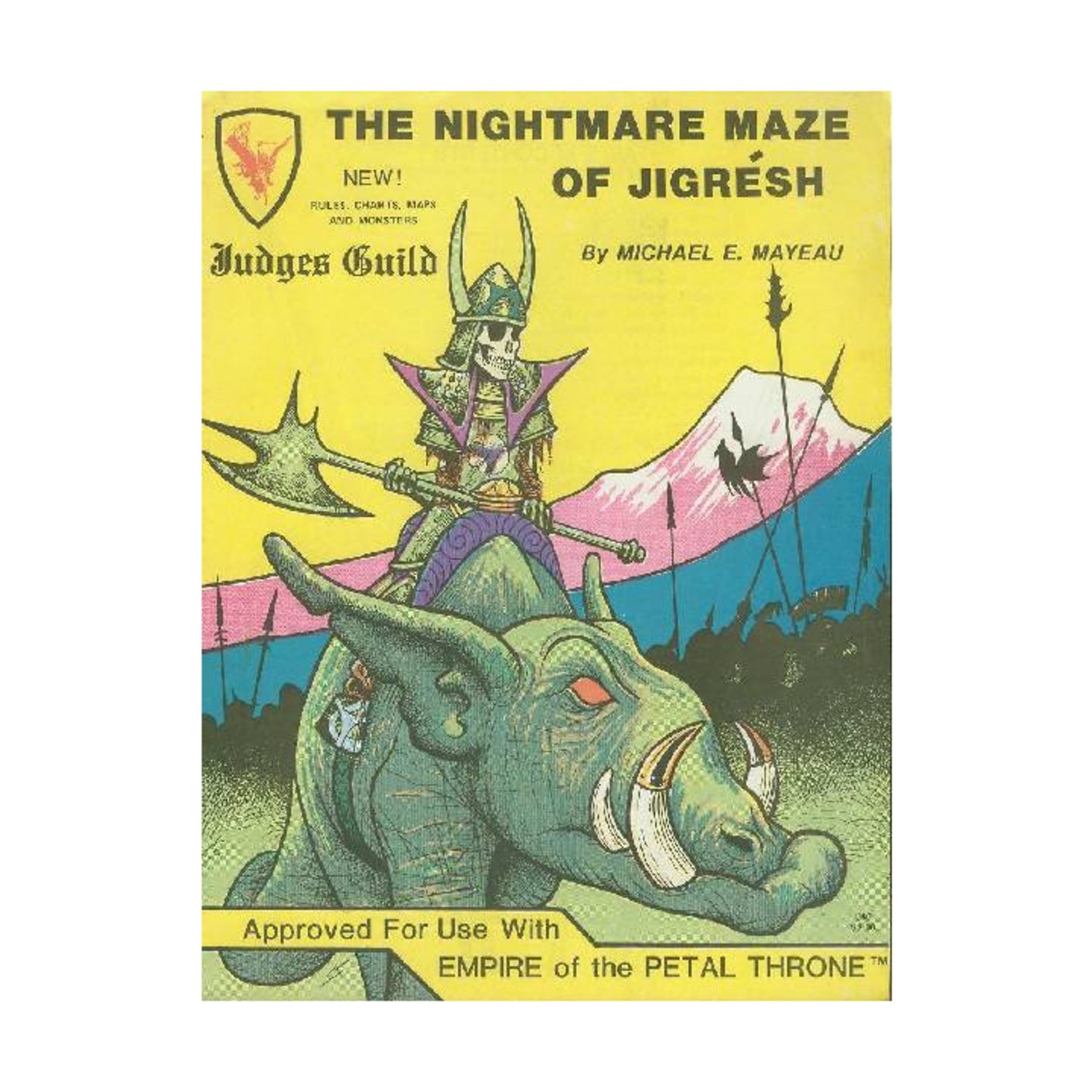 Judges Guild Empire o/t Petal Throne Nightmare Maze of Jigresh VG+ | eBay