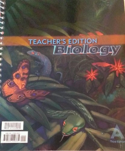 TEACHER'S EDITION BIOLOGY (BOOK A & B) By Thomas E. Porch **Mint ...