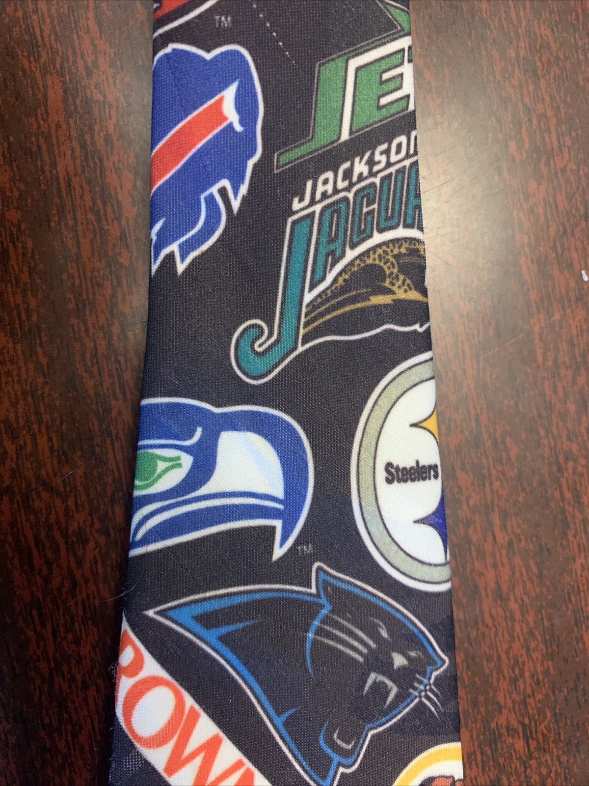 1994 Surrey Walleywear NFL Team Logos Necktie, wide, … - Gem