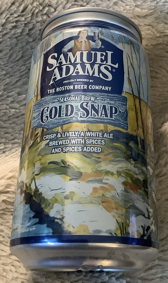 Samuel Adams COLD SNAP Beer Can SEASONAL BREW Boston Beer Co | eBay